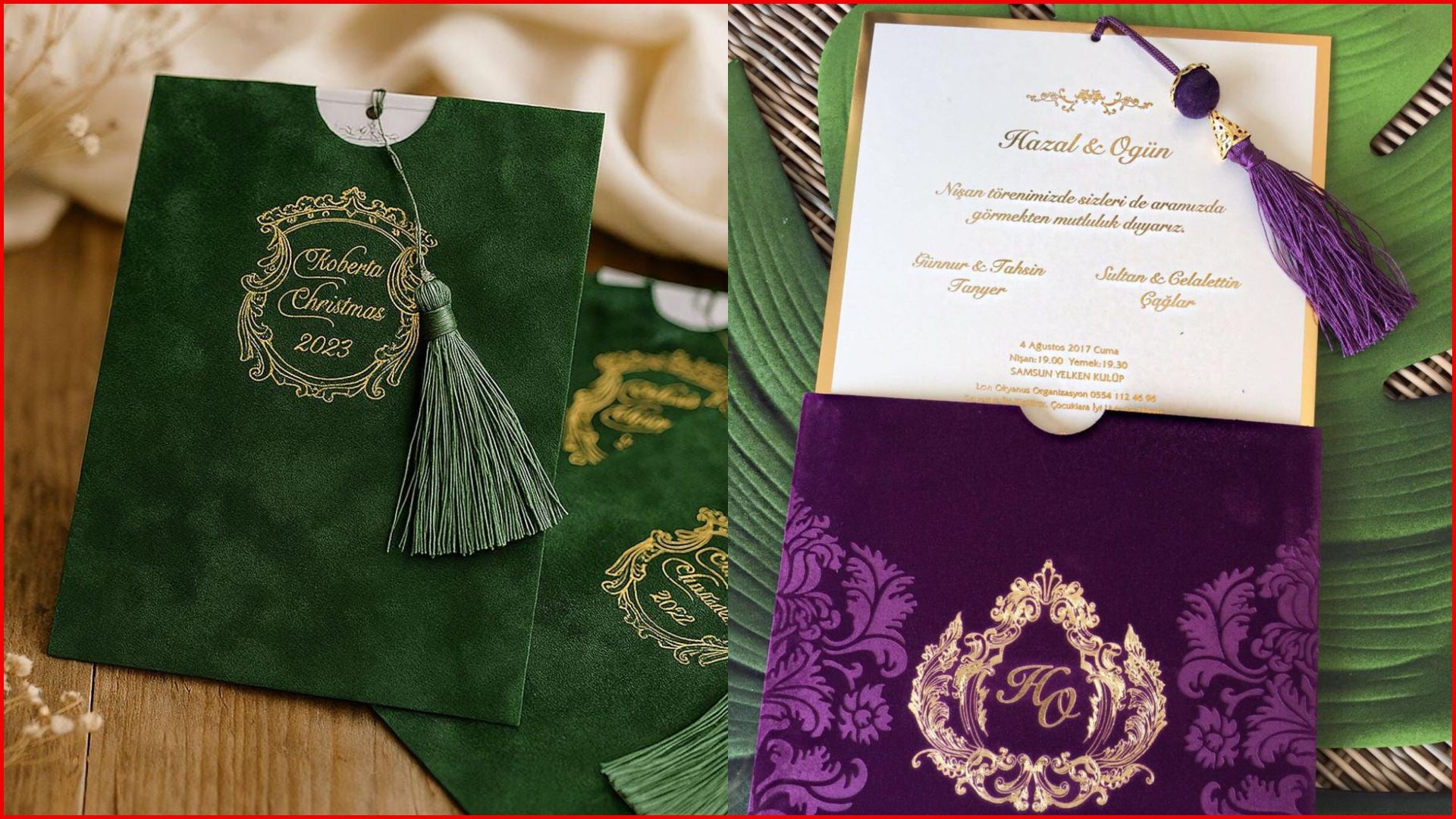 Top 20 Trendy & Unique Wedding Invitation Card Designs