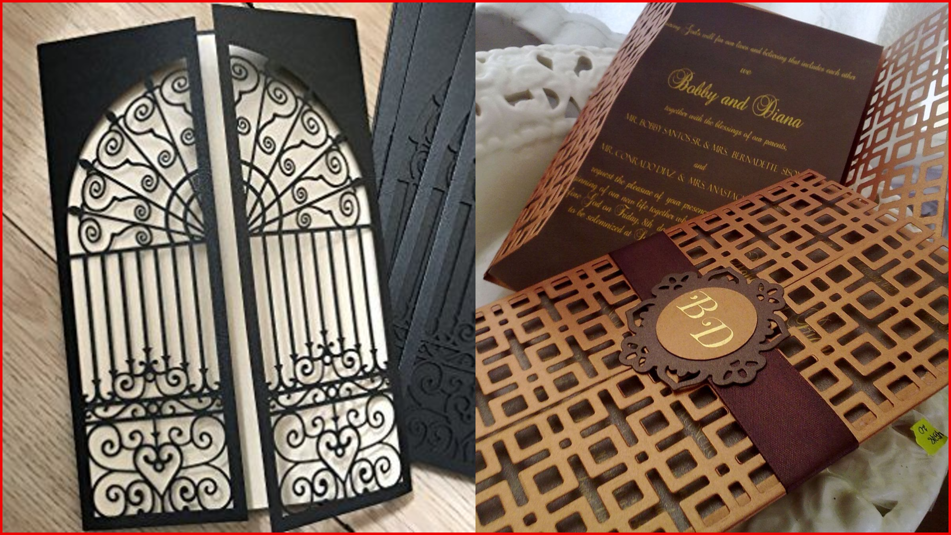 Top 20 Trendy & Unique Wedding Invitation Card Designs